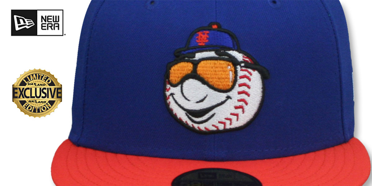 New York Mets SHADES MR MET Royal-Orange Fitted Hat