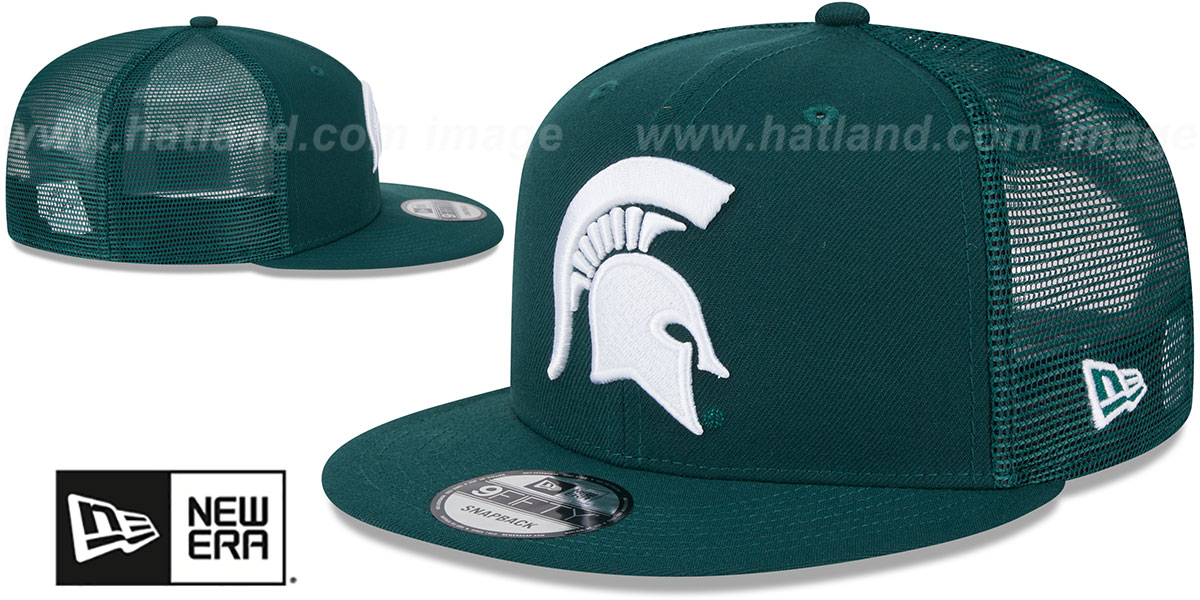 Michigan State TEAM-BASIC TRUCKER SNAPBACK Green Hat
