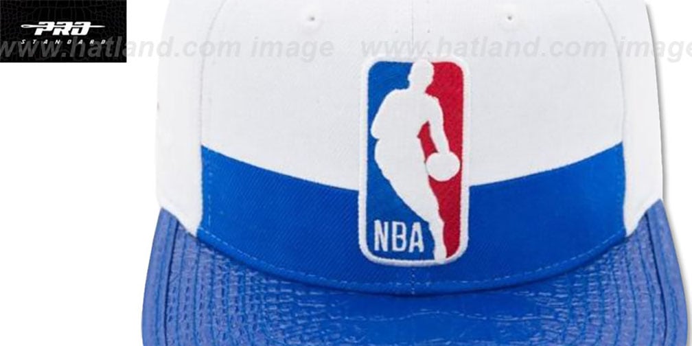 NBA Logoman HORIZON STRAPBACK White-Royal Hat