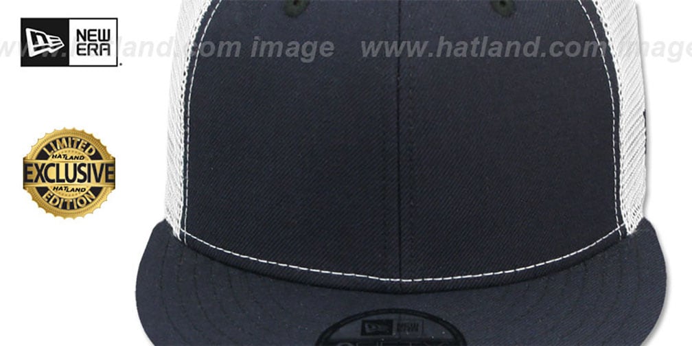 New Era MESH-BACK BLANK SNAPBACK Navy-White Hat