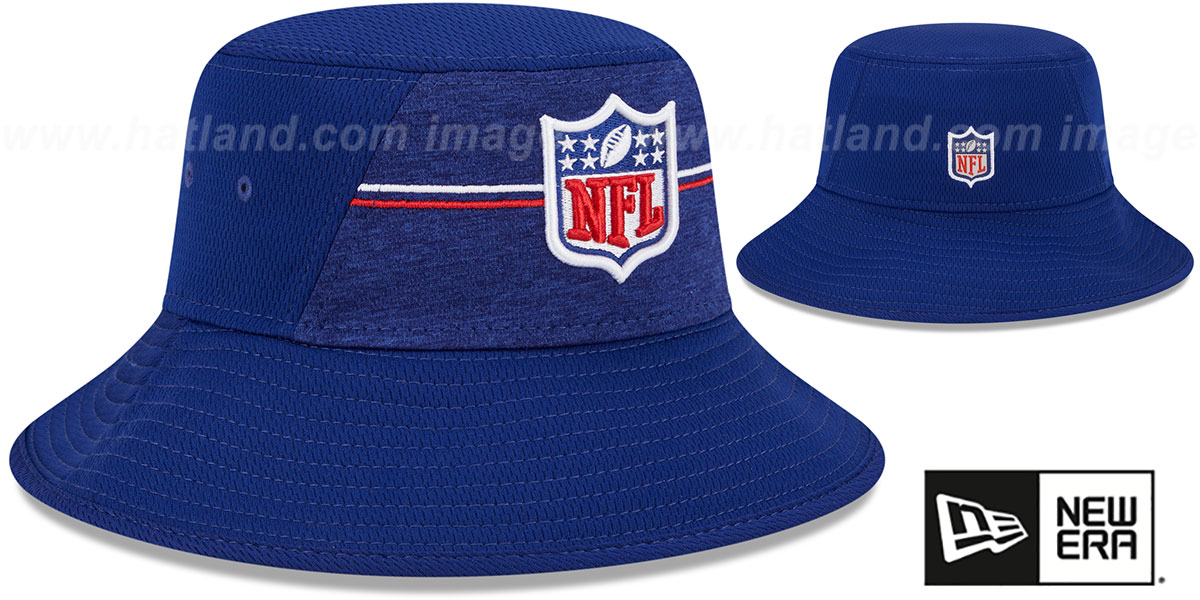 NFL Shield 2023 TRAINING CAMP BUCKET Royal Hat by New Era