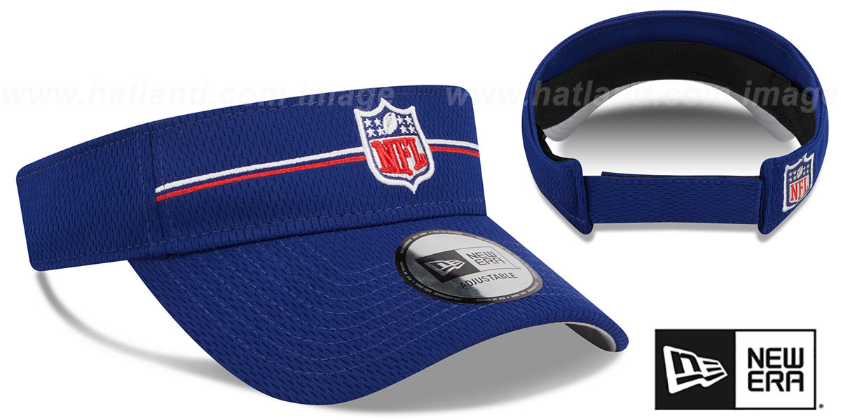NFL Shield 2023 TRAINING CAMP VISOR Royal by New Era