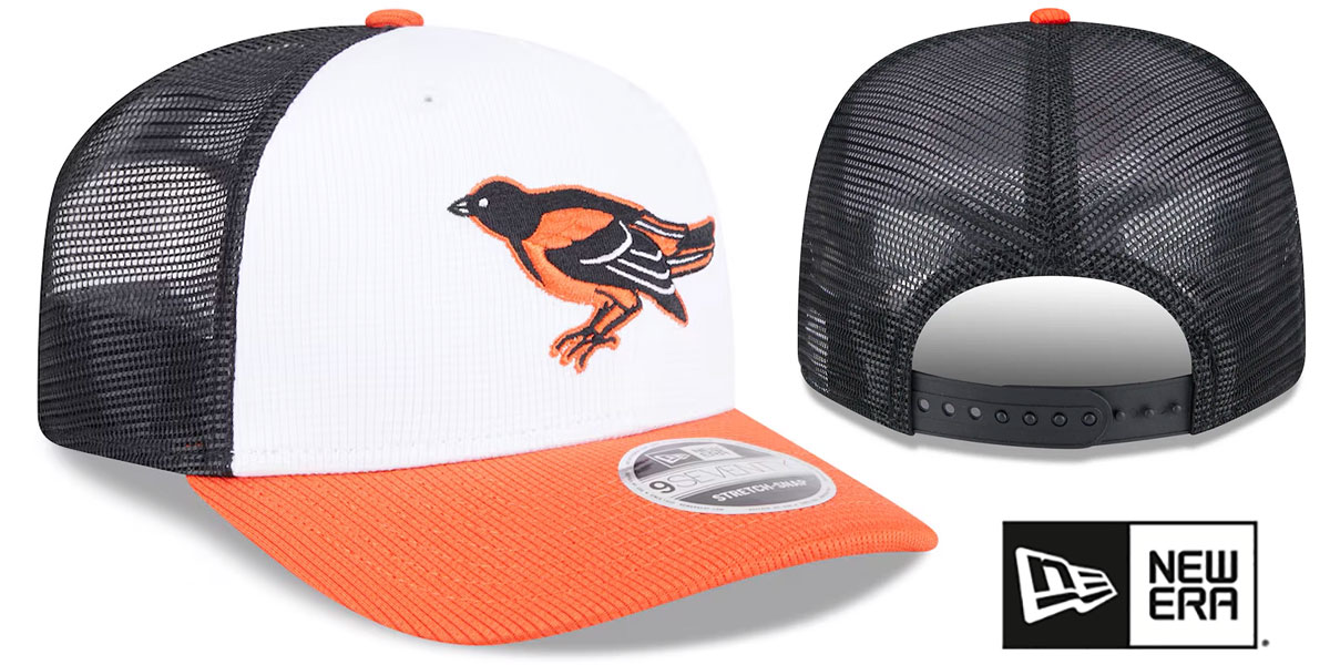 Baltimore Orioles 2025 BATTING PRACTICE TRUCKER SNAP Hat