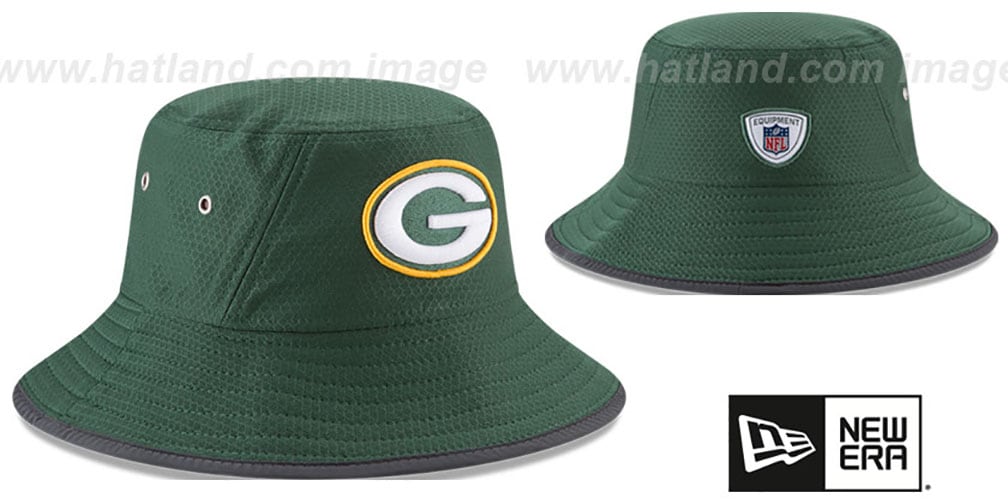 Packers 2017 NFL TRAINING BUCKET Green Hat by New Era