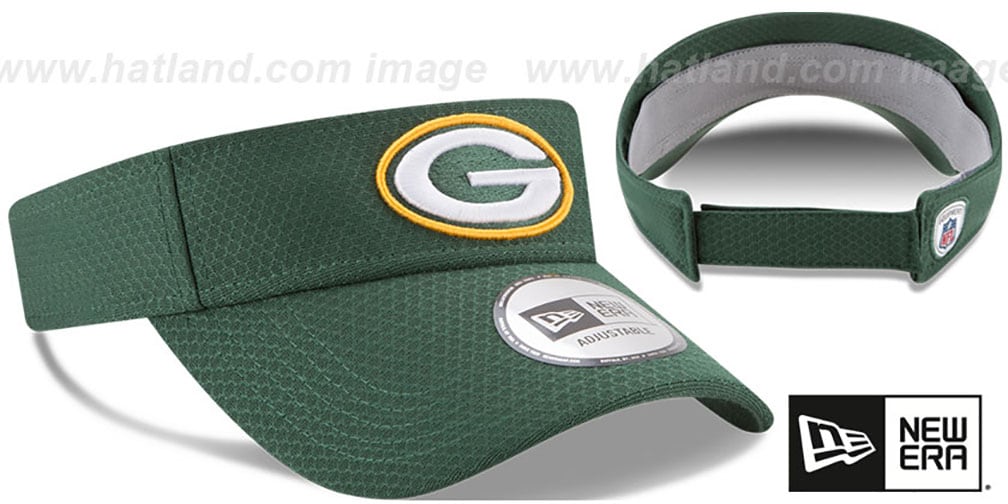 Packers 2017 NFL TRAINING VISOR Green by New Era