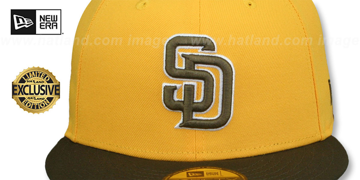 San Diego Padres COOPERPACK Gold-Brown Fitted Hat by New Era
