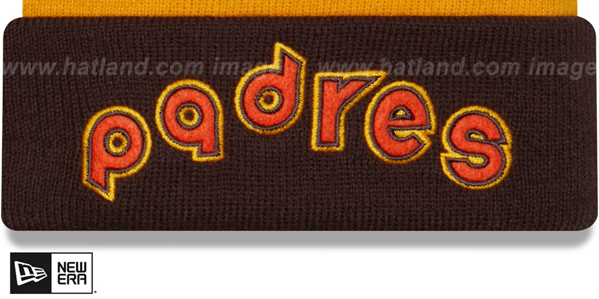 San Diego Padres RETRO-CUFF Knit Beanie by New Era
