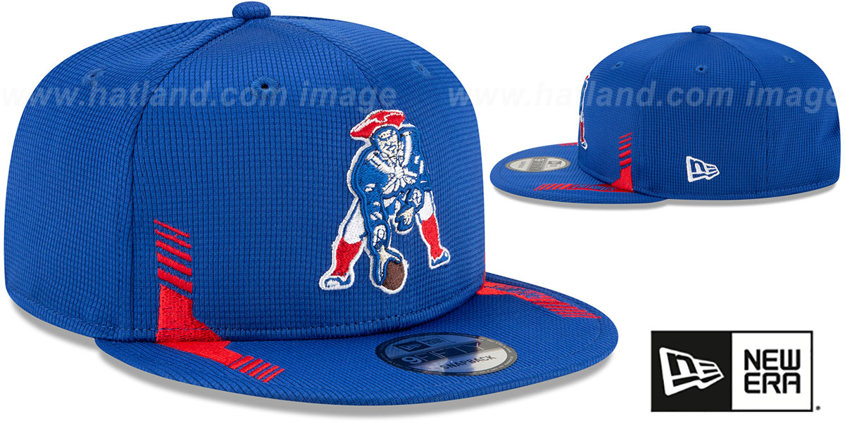New England Patriots 2021 NFL THROWBACK SIDELINE HOME SNAPBACK Ro