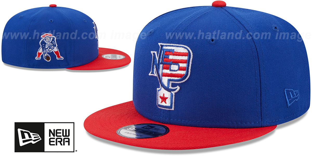 New England Patriots NFL LIGATURE SNAPBACK Royal-Red Hat