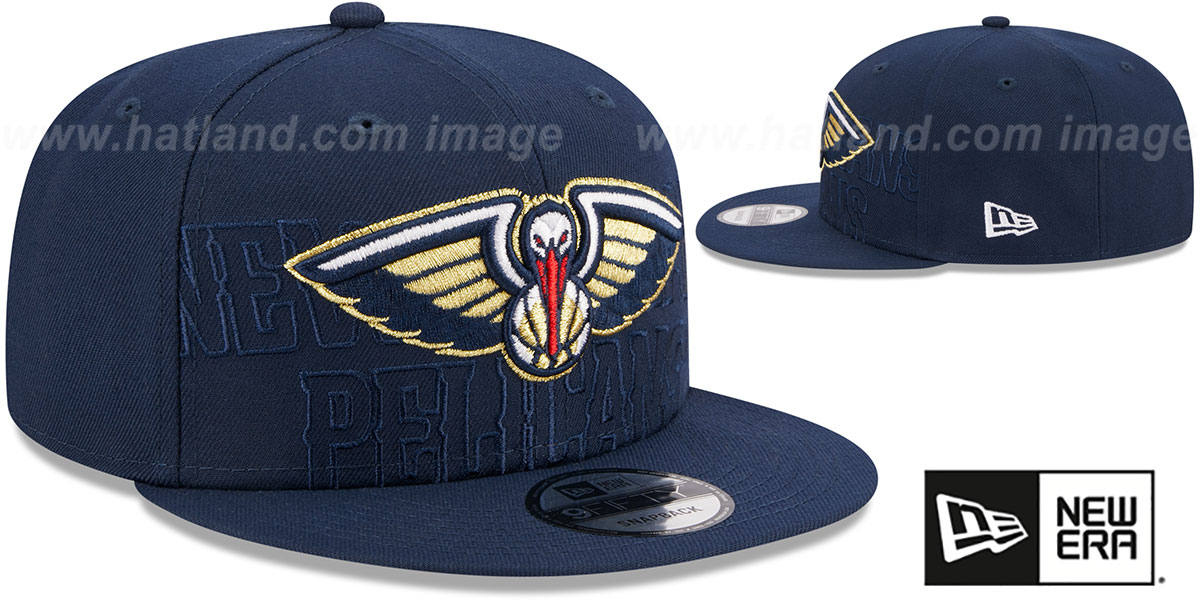 New Orleans Pelicans 2023 NBA DRAFT SNAPBACK Navy Hat