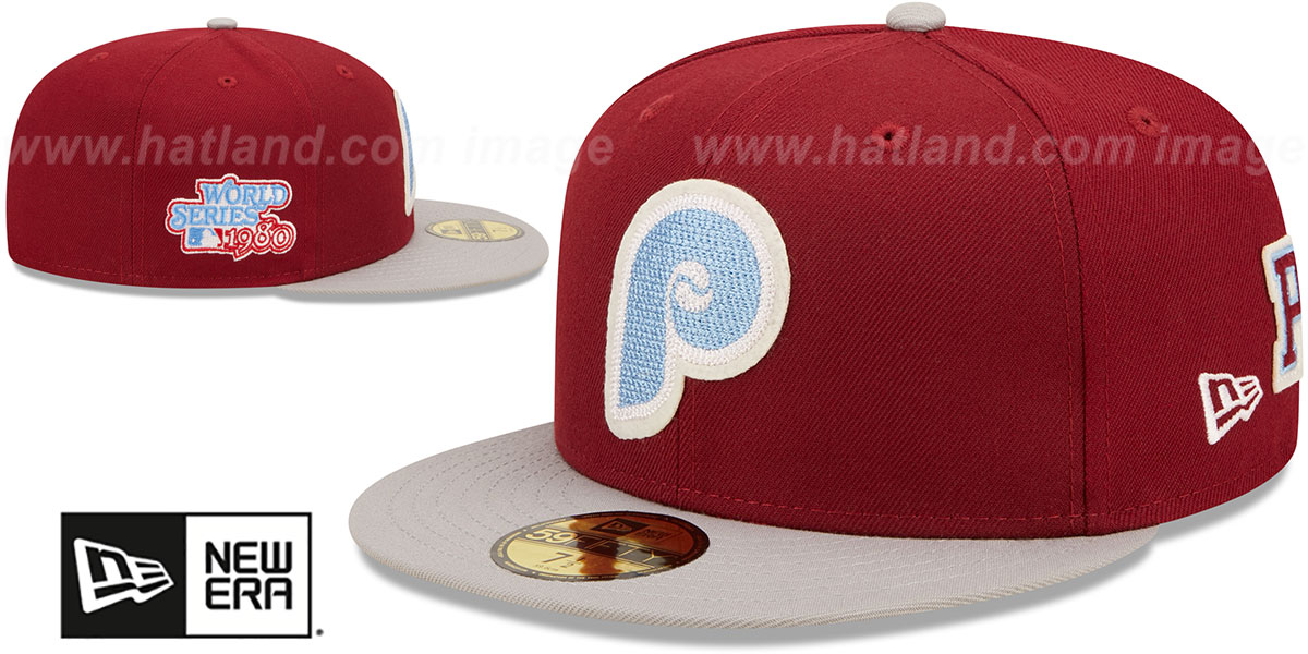 Philadelphia Phillies LETTERMAN SIDE-PATCH Fitted Hat