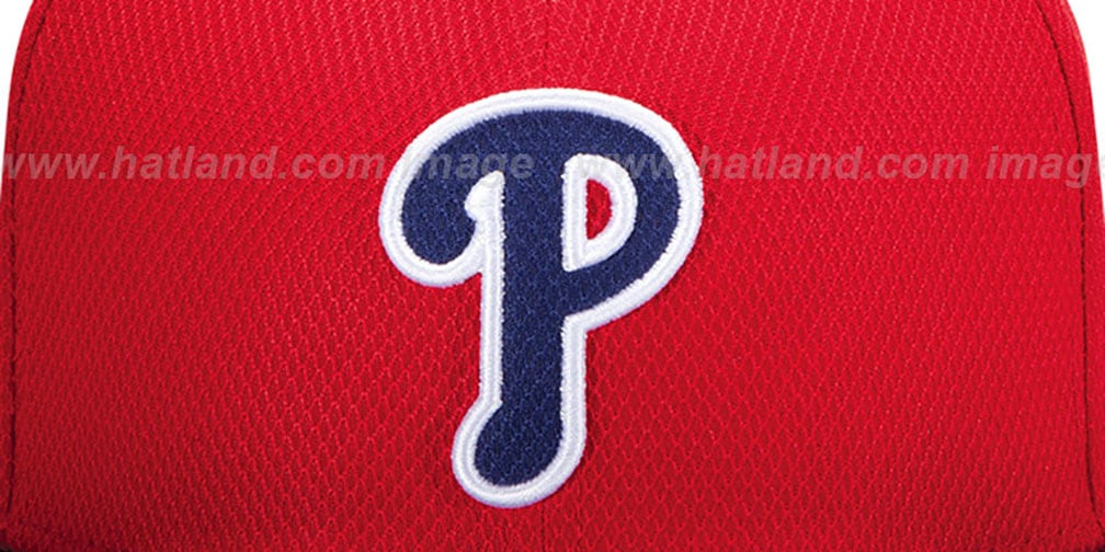 Philadelphia Phillies MLB DIAMOND ERA 59FIFTY Red-Royal BP Hat