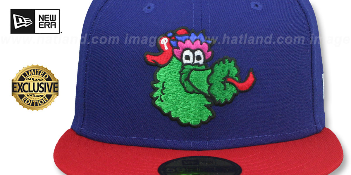 Philadelphia Phillies PHILLIE PHANATIC Royal-Red Fitted Hat