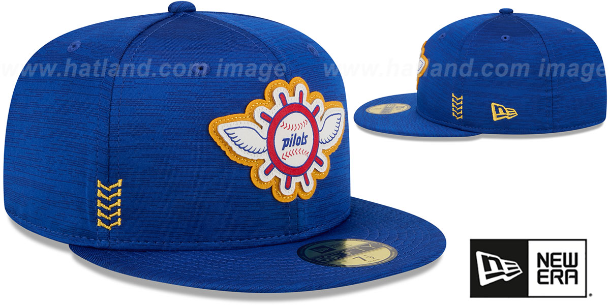 Seattle Pilots 2024 COOPERSTOWN CLUBHOUSE Heather Royal Fitted Ha