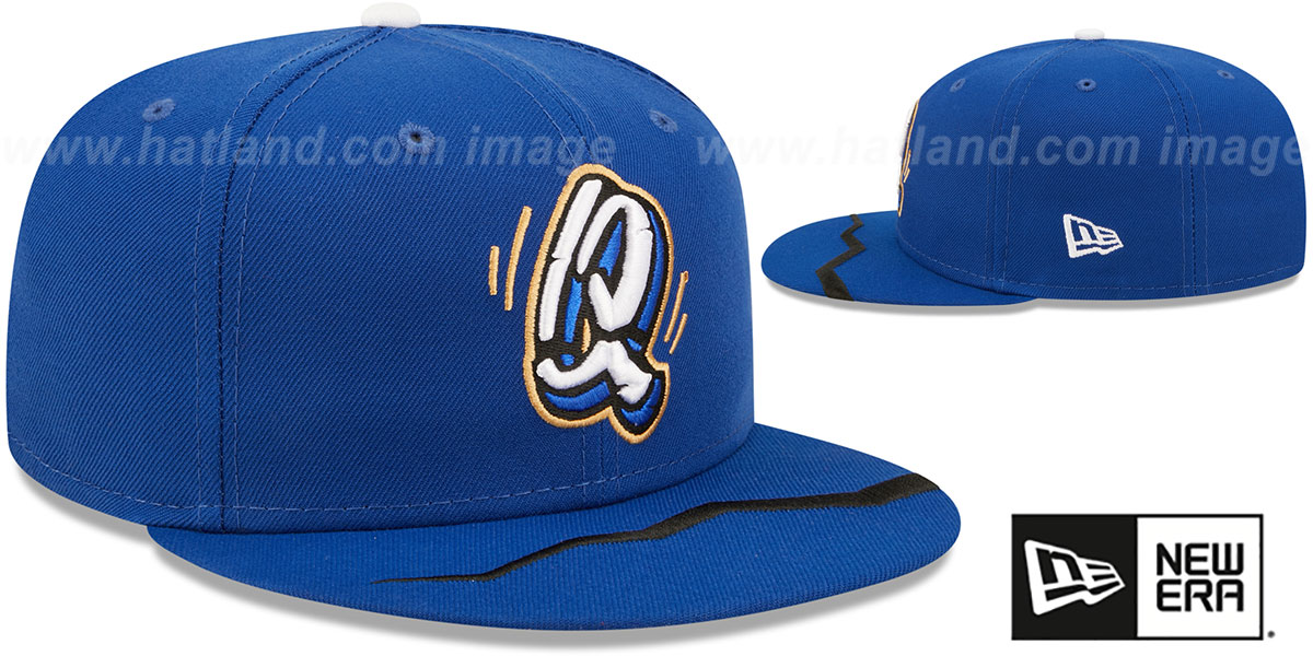 Rancho Cucamonga Quakes MILB ONFIELD HOME Royal Fitted Hat