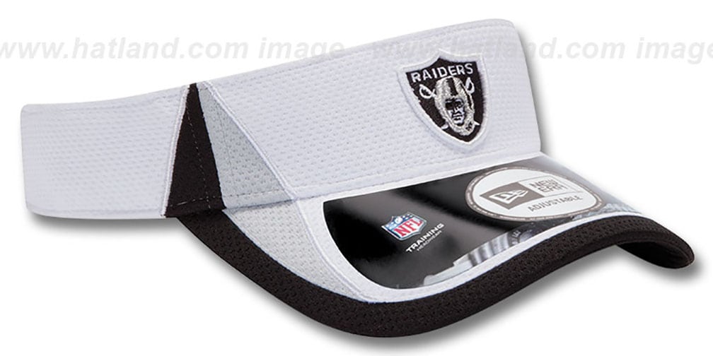 Oakland Raiders 2013 NFL TRAINING White Visor by New Era
