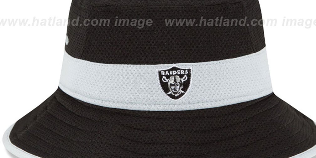 Raiders 2015 NFL TRAINING BUCKET Black Hat by New Era