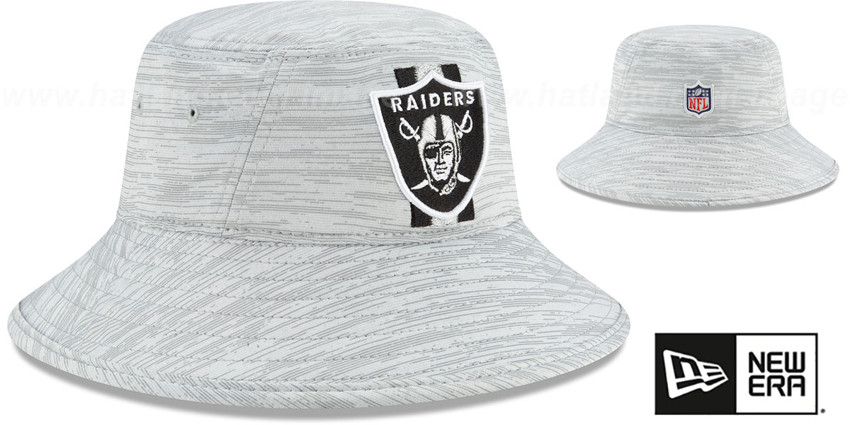 Las Vegas Raiders 2021 NFL TRAINING BUCKET Hat by New Era