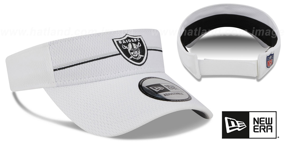 Las Vegas Raiders 2023 NFL TRAINING CAMP VISOR White