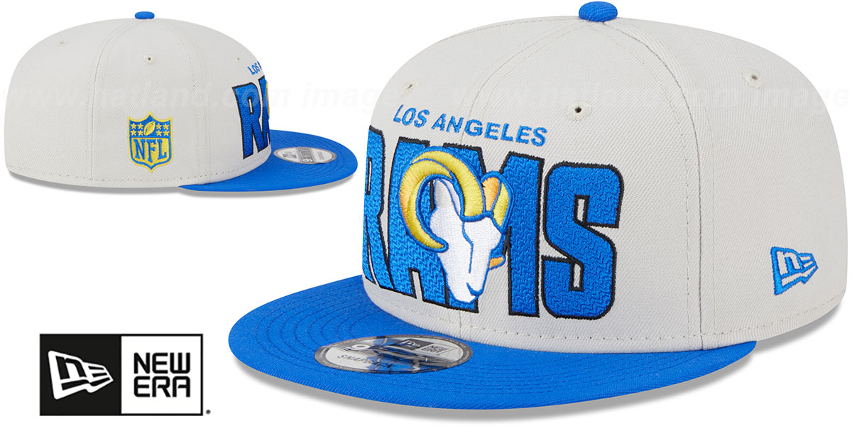 Los Angeles Rams 2023 NFL DRAFT SNAPBACK Stone-Royal Hat