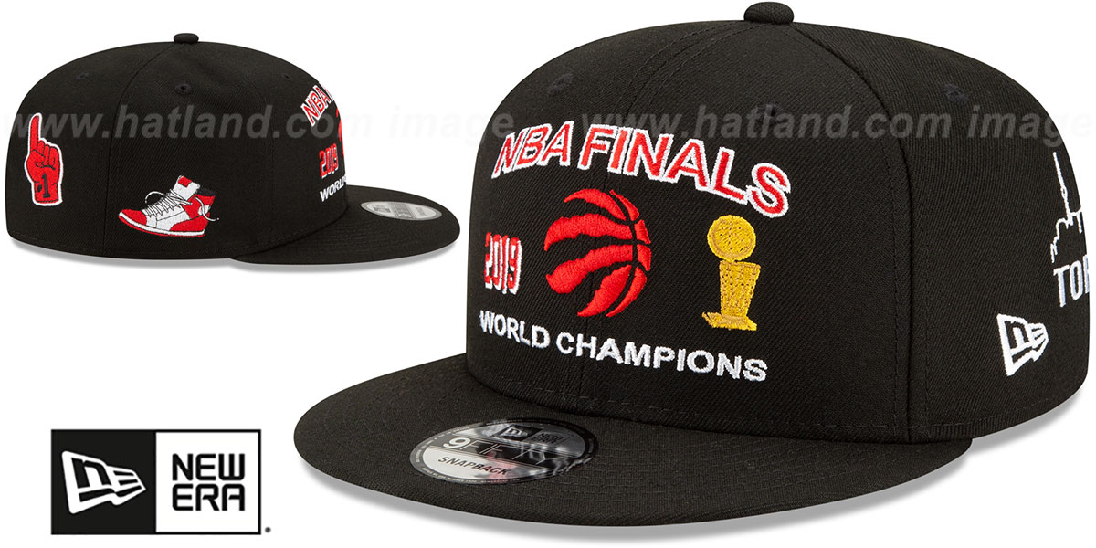 Toronto Raptors FINALS CHAMPIONS SNAPBACK Black Hat