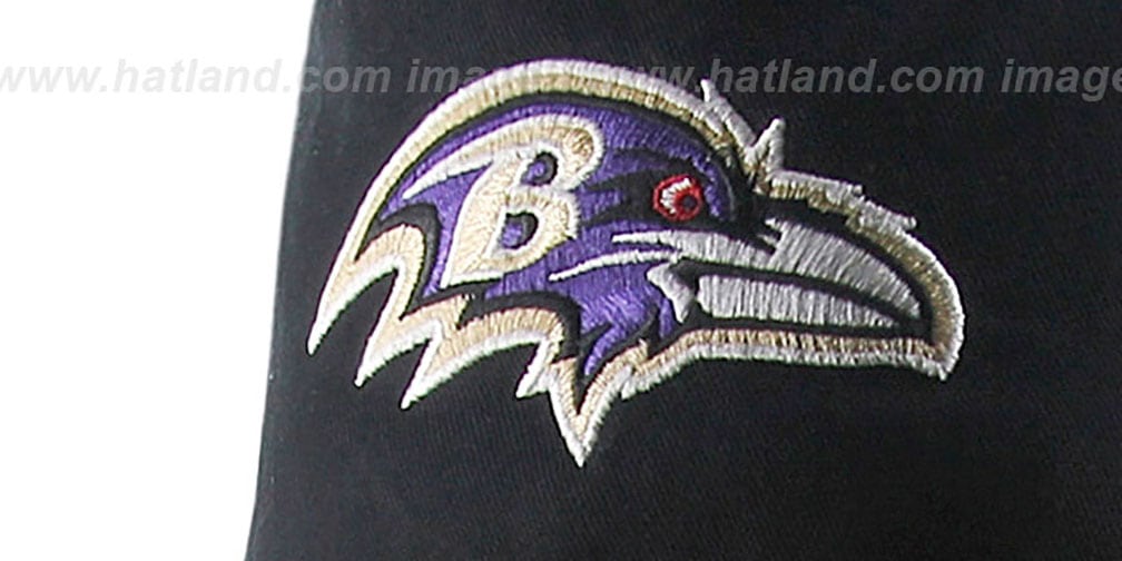 Baltimore Ravens KIRBY BUCKET Black Hat by Twins 47 Brand