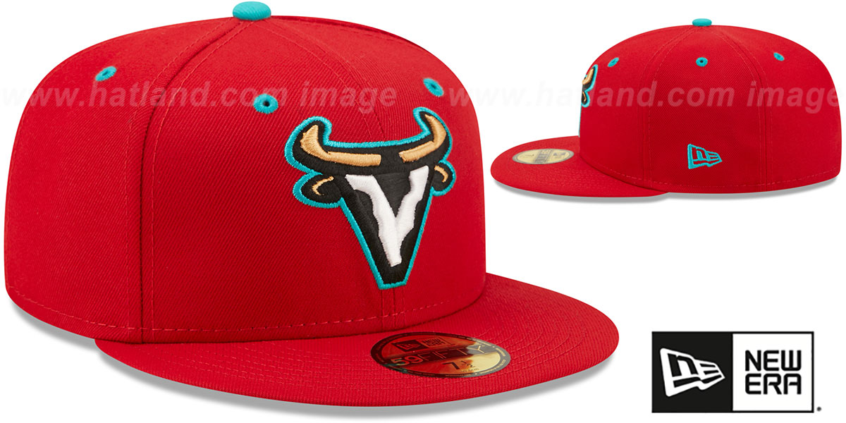 Visalia Rawhide COPA Red Fitted Hat by New Era