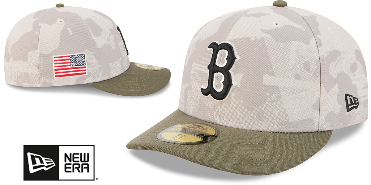Boston Red Sox 2025 ARMED FORCES STARS N STRIPES Hat