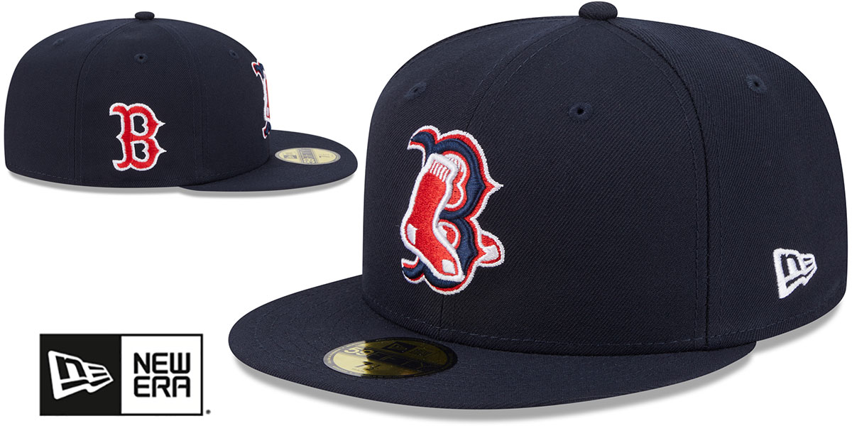 Boston Red Sox DECEPTOR Navy Fitted Hat by New Era