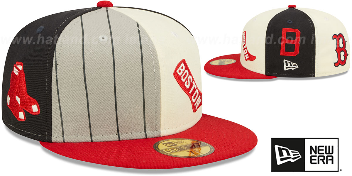 Boston Red Sox EVOLUTION PINWHEEL Fitted Hat by New Era