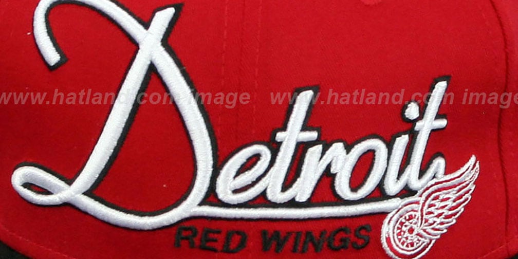 Red Wings 2T CHARZ SNAPBACK Red-Black Hat by New Era