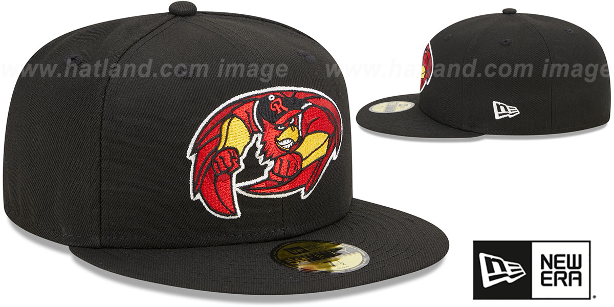 Rochester Red Wings MILB MARVEL DEFENDERS Black Fitted Hat