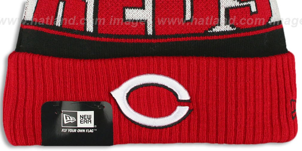 Cincinnati Reds REP-UR-TEAM Knit Beanie Hat by New Era