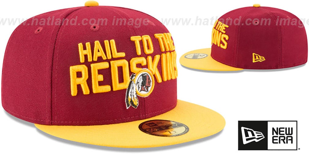 Washington Redskins 2018 SPOTLIGHT Burgundy-Gold Fitted Hat