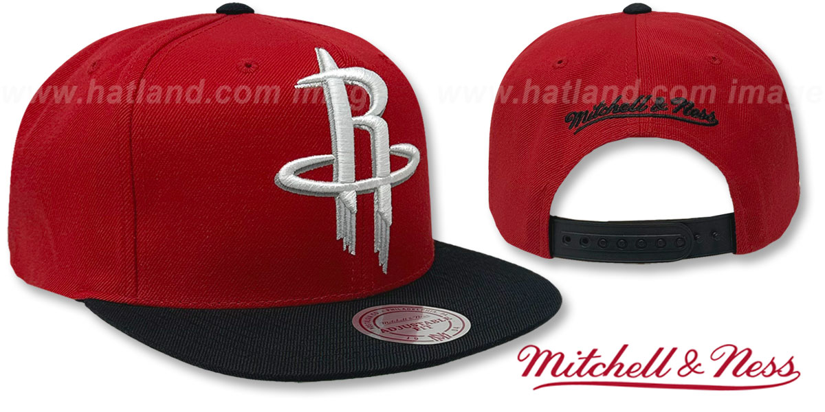 Houston Rockets 2T XL-LOGO SNAPBACK Red-Black Hat