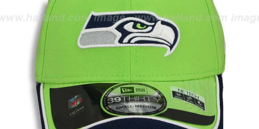 Seattle Seahawks 2014 NFL STADIUM FLEX Green Hat by New Era