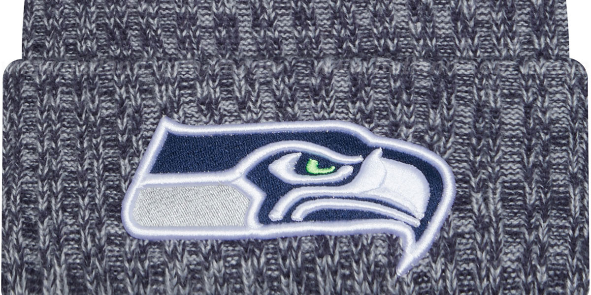 Seattle Seahawks 2023 SIDELINE Knit Beanie Hat by New Era