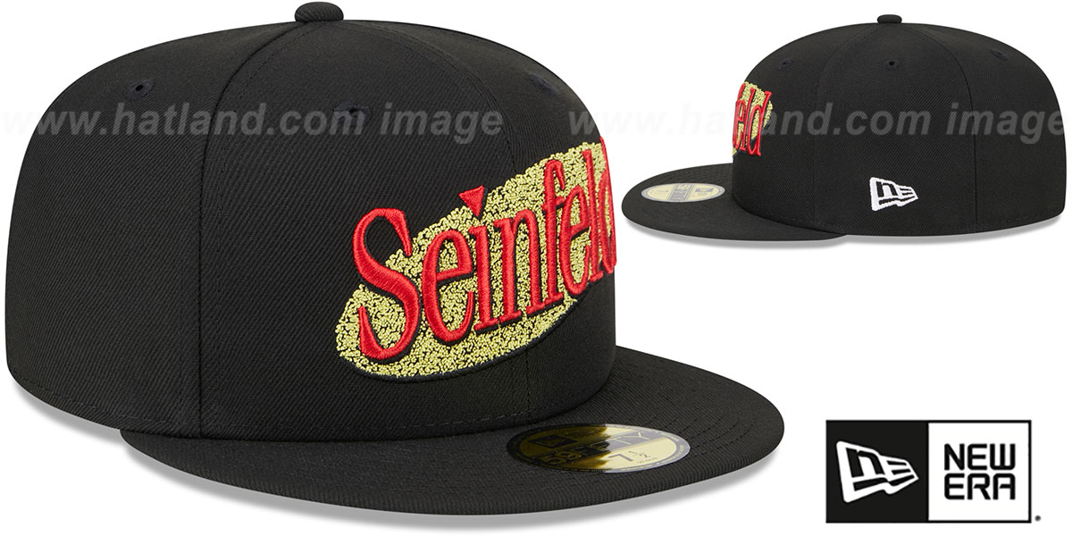 Seinfeld HOLLYWOOD Black Fitted Hat by New Era