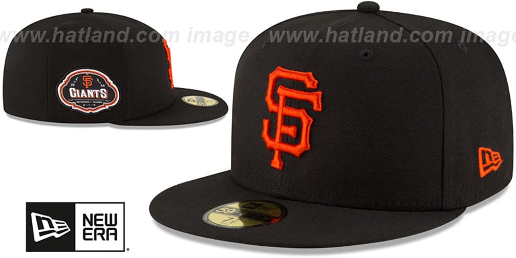 San Francisco SF Giants TEAM-SUPERB Black Fitted Hat