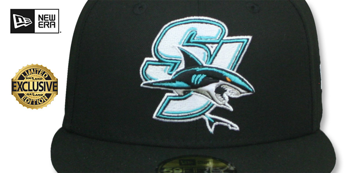 San Jose Sharks ALTERNATE NHL TEAM-BASIC Black Fitted Hat