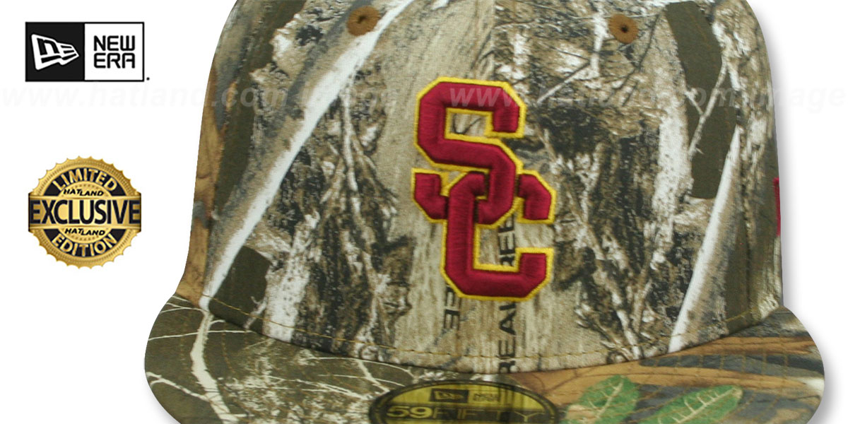 Southern California Southern Cal NCAA TEAM-BASIC Realtree Camo Fi