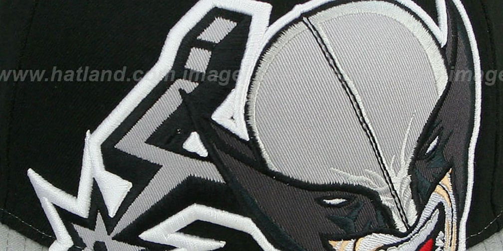 San Antonio Spurs HERO-HCL Black-Grey Fitted Hat by New Era