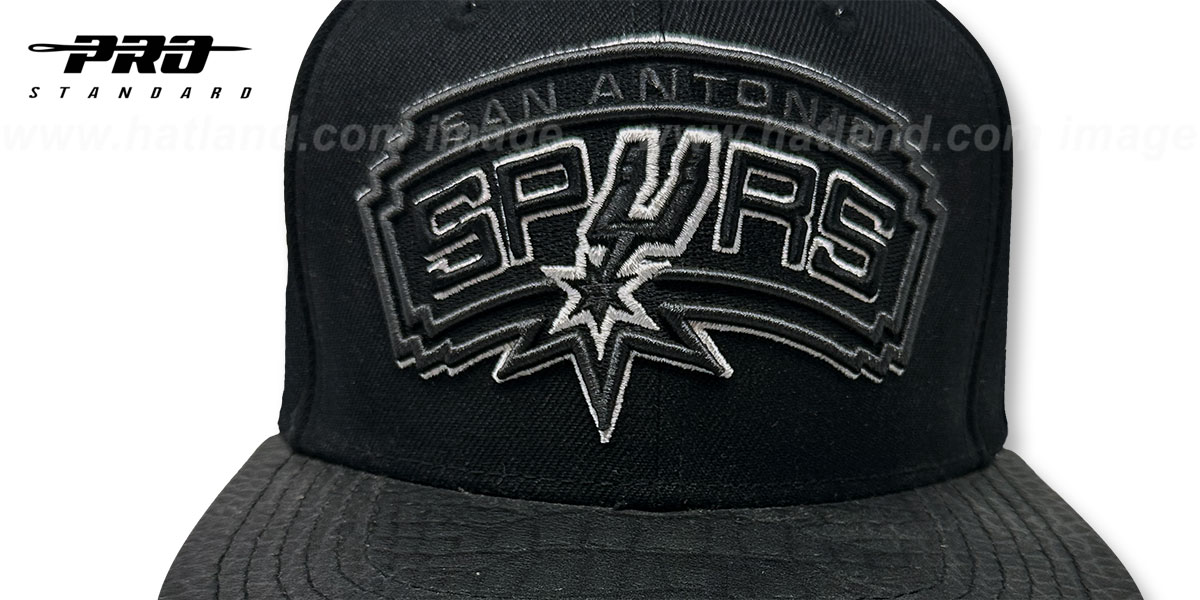 San Antonio Spurs TEAM-BASIC STRAPBACK Black Hat