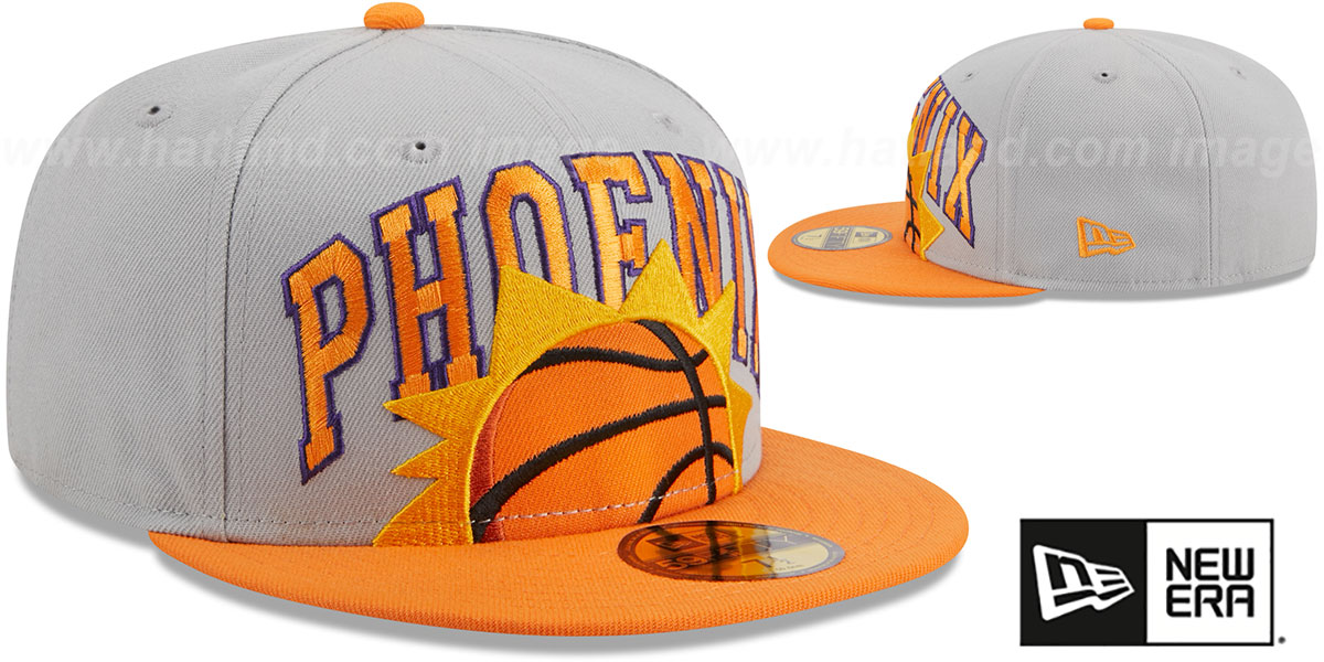 Phoenix Suns 2023 NBA TIP OFF Grey-Orange Fitted Hat