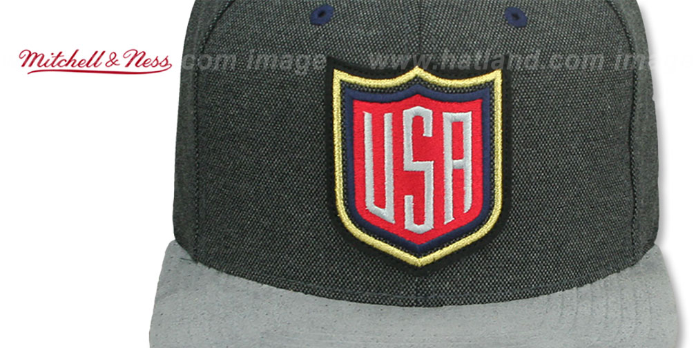 United Team USA WORLD CUP HOCKEY SNAPBACK Grey-Grey Hat
