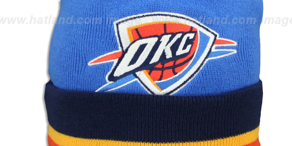 Oklahoma City Thunder XL-LOGO BEANIE Blue