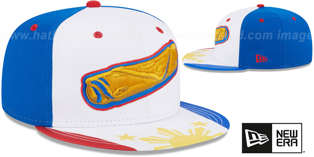 Norfolk Tides THEME NIGHT White-Royal Fitted Hat by New Era