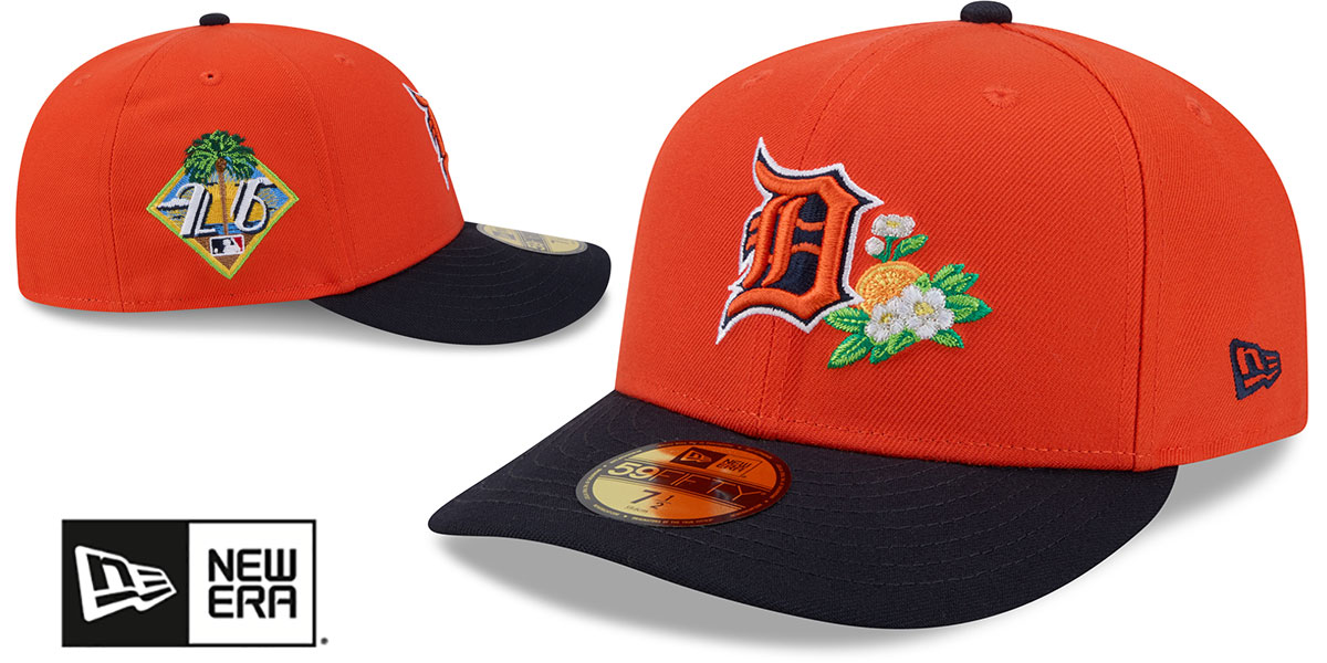 Detroit Tigers 2026 PRECURVED SPRING TRAINING Fitted Hat