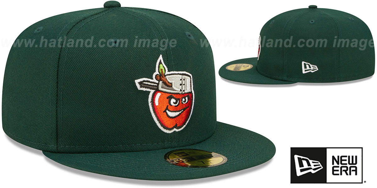 Fort Wayne TinCaps MILB ONFIELD HOME Green Fitted Hat