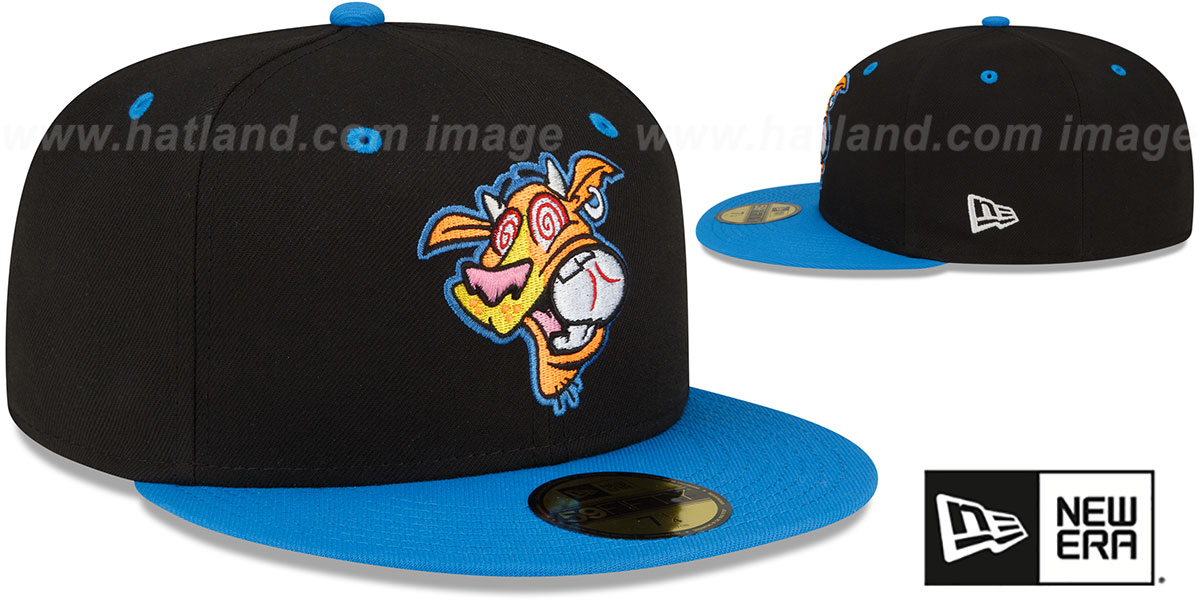 Rocket City Trash Pandas COPA Black-Blue Fitted Hat